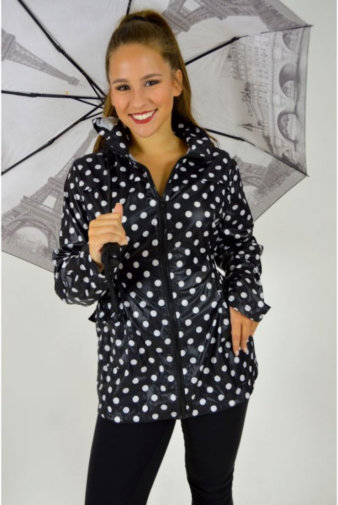 POLKA DOT RAIN JACKET - The Costume Closet