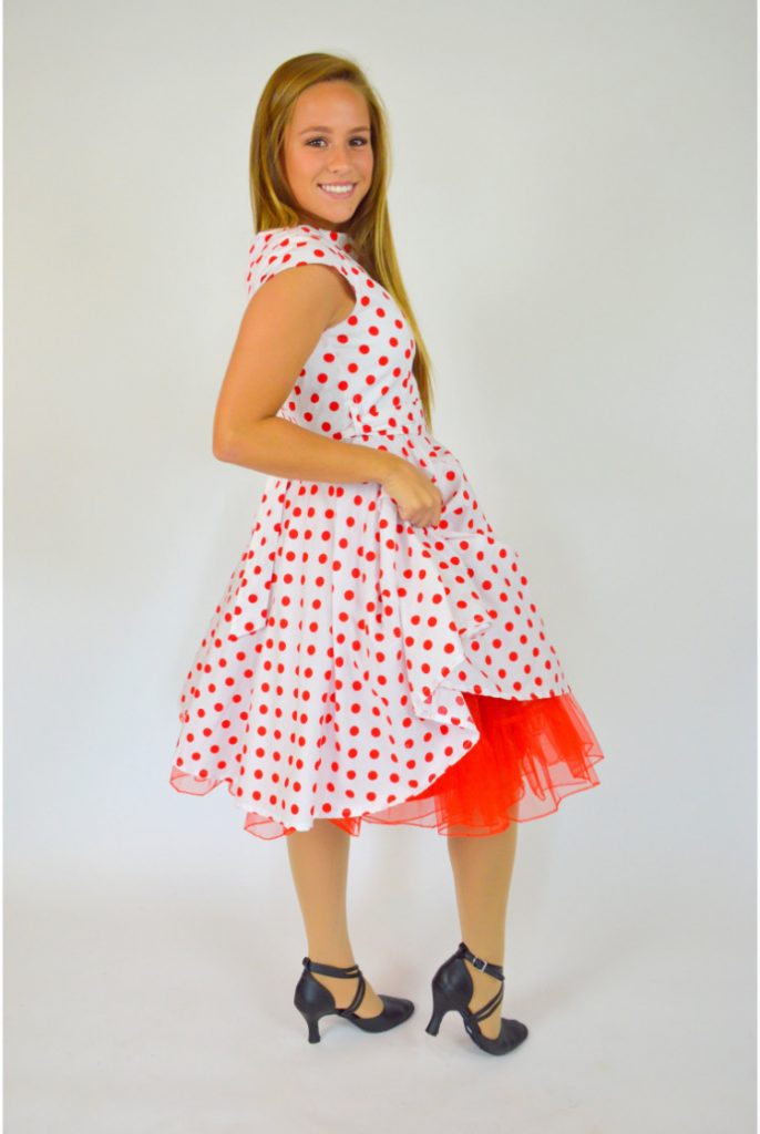 POLKA DOT PETTICOAT DRESS - The Costume Closet